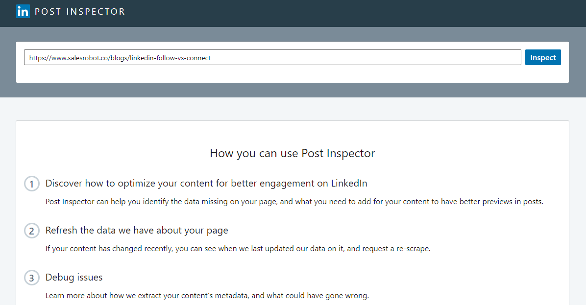 Linkedin Post Inspector: 3 Easy Steps to Fix Your Link Previews [2024 Update]